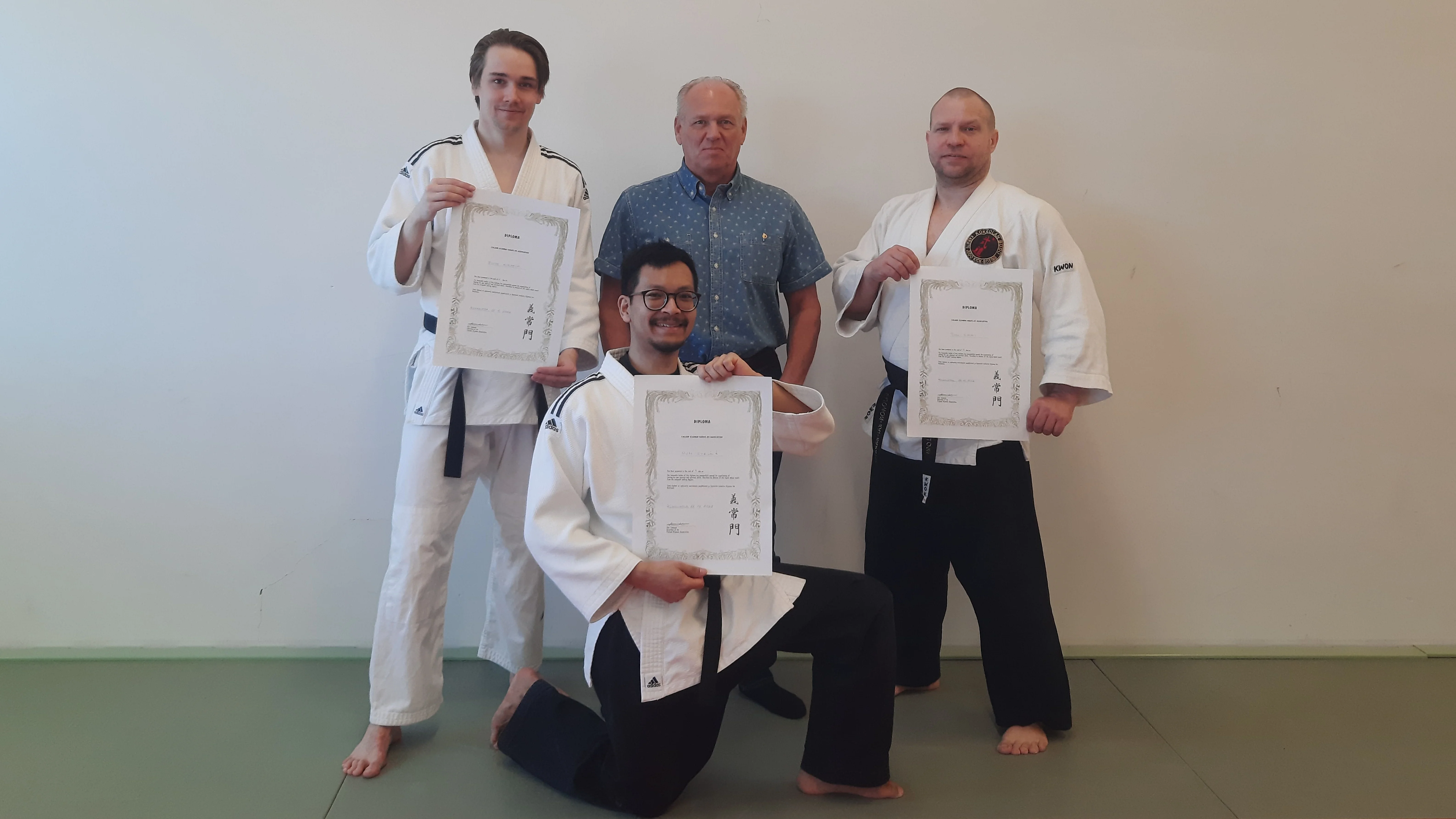New black belt and dan grades